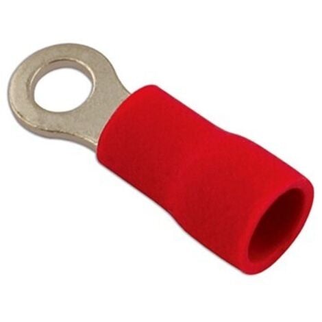 Connect Red Ring Terminal 5.3mm 100pc 30145