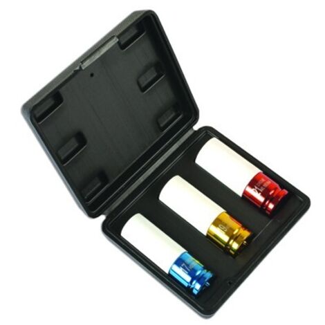 Laser Tools Alloy Wheel Nut Sockets 1/2""D 3pc 6294