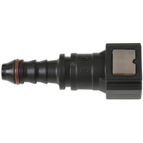 Connect Fuel Line Straight Quick Connectors 6.3mm x 6mm 3pc 37212