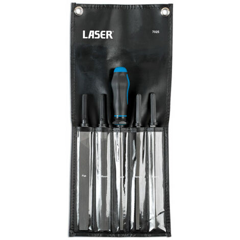 Laser Tools Interchangeable File Set 5pc 7025