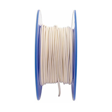 Connect White Thin Wall Single Core Cable 28/0.30 50m 30036