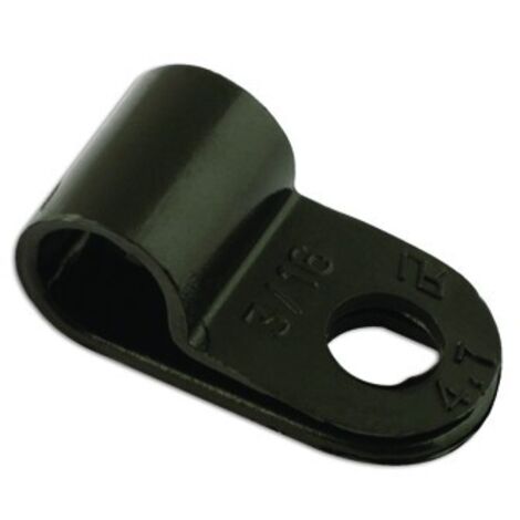 Connect Black Nylon P-Clip 4.8mm 100pc 30350