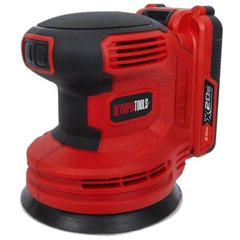 Olympia Power Tools X20S™ Random Orbital Sander 20V 1 x 2.0Ah Li-ion ...
