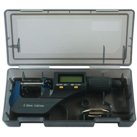 Laser Tools Digital Micrometer 0 - 25mm 6221