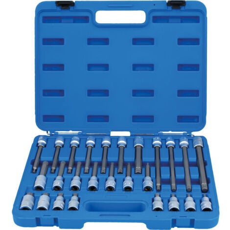 Laser Tools Spline Socket Bit Set 1/2""D 26pc 7599