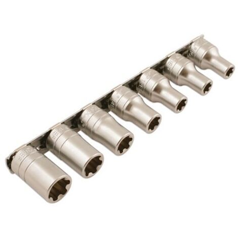 Laser Tools Torx Plus Socket Set EP 6-Sided 3/8""D 7pc 10EP to 20EP 5617