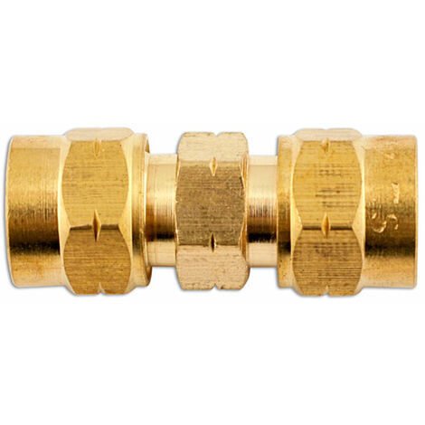 Connect Brass Straight Coupling 9mm 10pc 31156