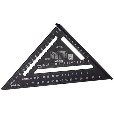 Hultafors Metric Rafter Square 18cm HUL257010