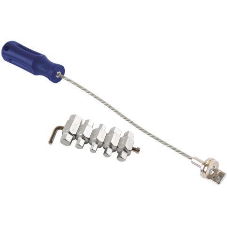 Laser Tools double ended sump plug key Set with magnetic plug removal ...