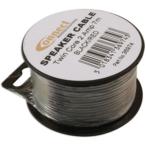 Connect Mini Reel Automotive Twin Speaker Cable 2 x 12/0.20 7m 36974