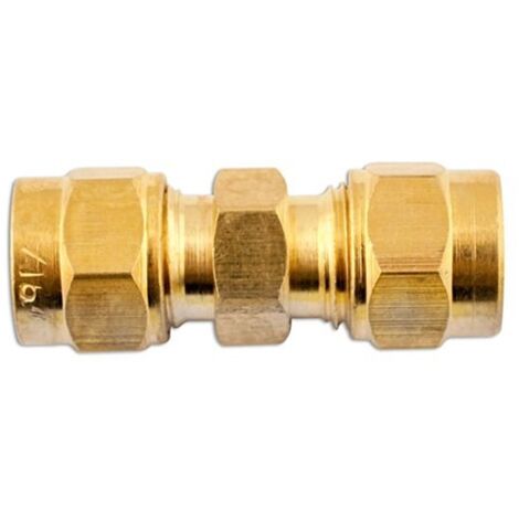 Connect Brass Straight Coupling 3/8"" 10pc 31181