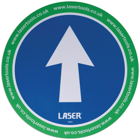 Laser Tools Laser Tools Floor Sticker Arrow Direction 6pc 8064