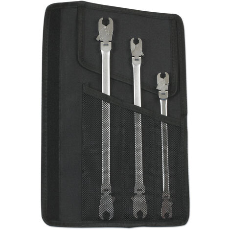 Extra Long Double Speed Flexi Flare Nut Set 3pc by Laser Tools 7379