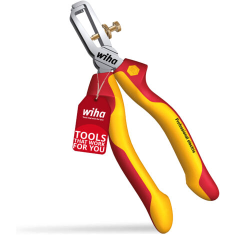 Wiha Professional electric Stripping Pliers 160mm Range Min Max 0-5mm ...