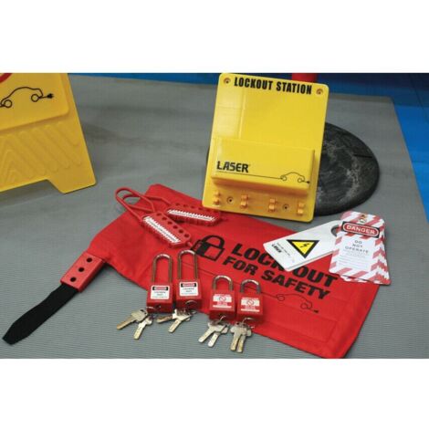 Laser Tools Combined Lockout Station Kit 8153