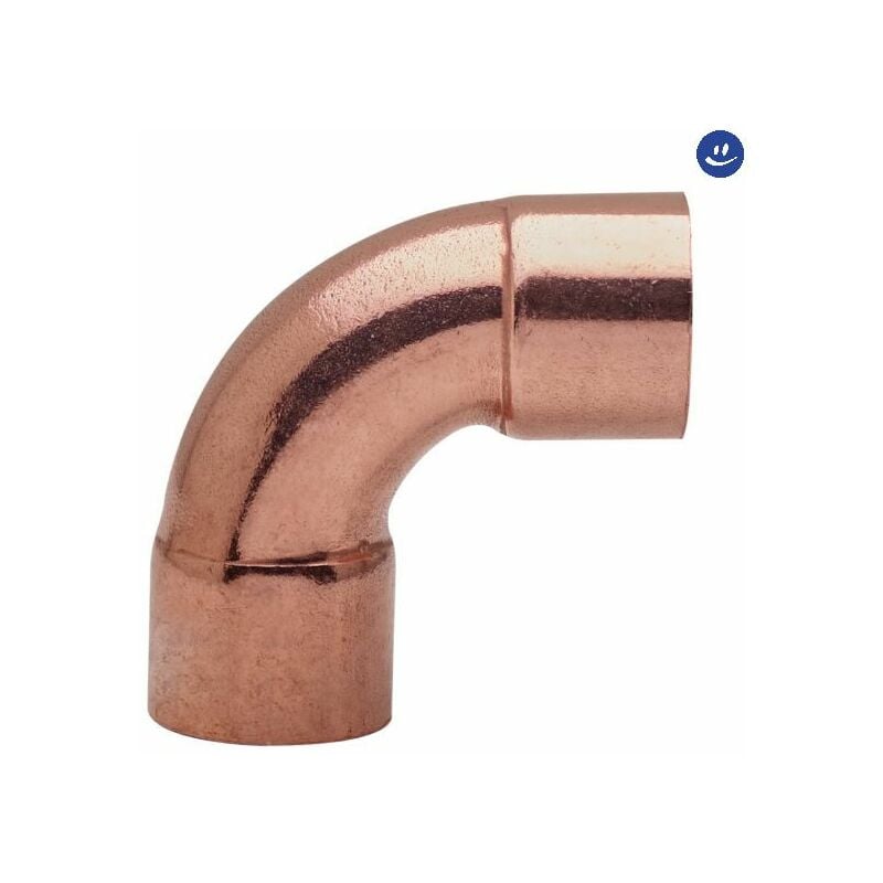 Raccordo curvo rame 90° a saldare femmina femmina serie 5000 ø28 FRABO