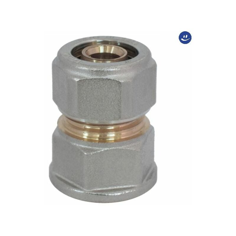 Raccordo diritto femmina a stringere per tubo multistrato serie 7250 1/2 Ø16 RINALDI E PETTINAROLI