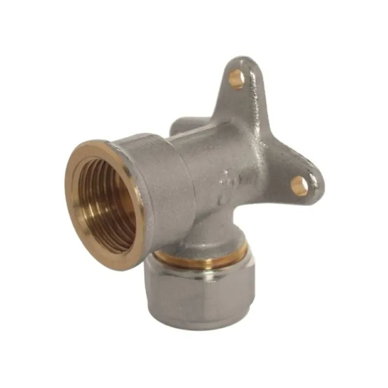 Raccordo curvo femmina flangiato a stringere per tubo multistrato serie 7250 1/2 Ø16 RINALDI E ...