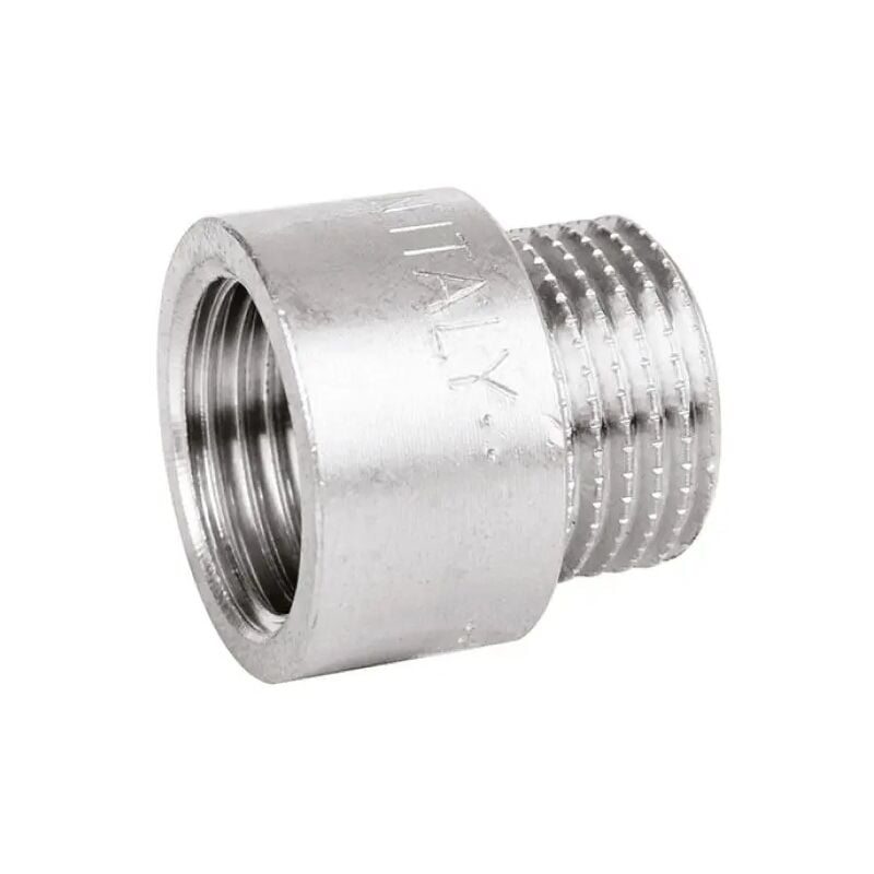 Raccordo diritto maschio/femmina in ottone cromato serie 1500 1"x10 mm RINALDI E PETTINAROLI