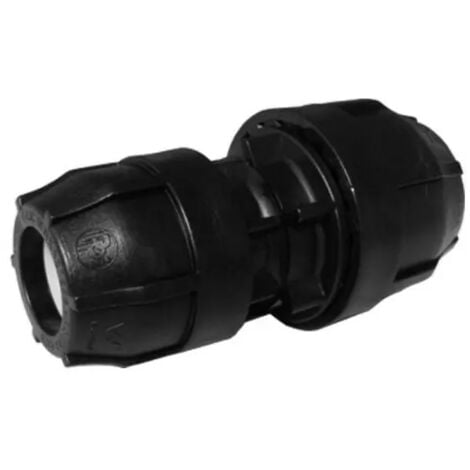 Raccordo diritto ridotto a compressione femmina femmina in polipropilene serie elopress ø50x40 ...