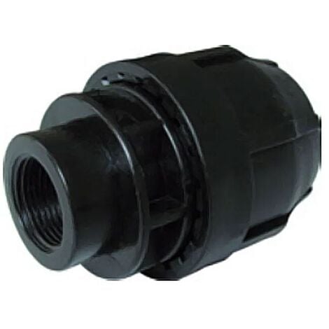 Raccordo diritto femmina femmina a compressione in polipropilene serie elopress ø32x1 pn16 NUPI