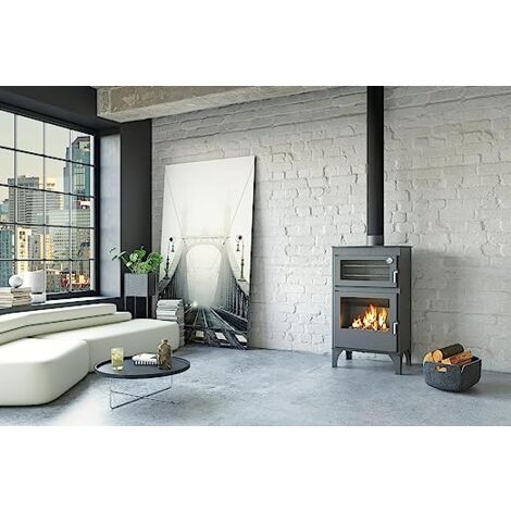 JOIMA - Poêle à Bois Joima Modèle MULHACÉN avec PIEDS 11,60 kW