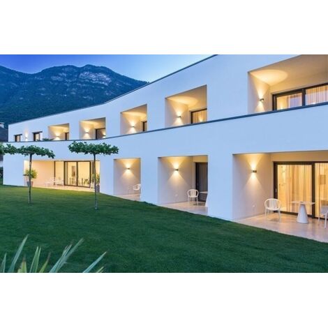 Applique exterieure led deko light cubodo ii 33681640 anthracite ...