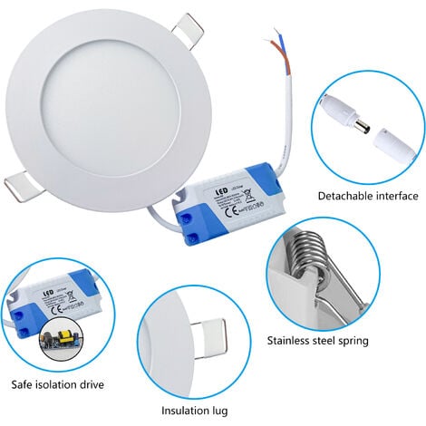 Spot Encastrable Led Downlight Panel Extra-plat 20w Blanc Neutre 4000k - Digilamp