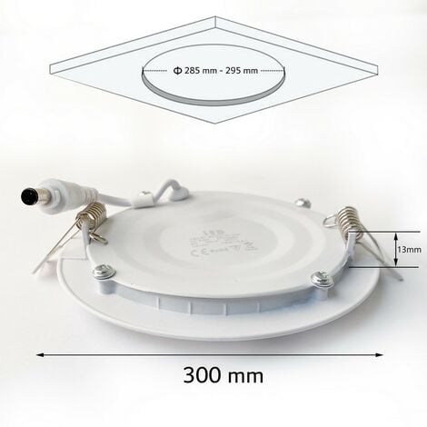 Spot Encastrable Led Downlight Panel Extra plat 24w Blanc Neutre 4000k - Digilamp