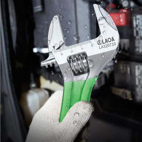 LAOA – 3 pcs Clé à molette à poignée courte, réglable, clé à singe pour ...