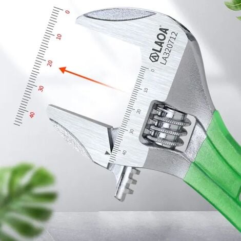 LAOA – 3 pcs Clé à molette à poignée courte, réglable, clé à singe pour ...