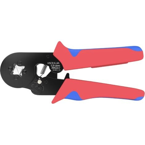 Pince à sertir pour cosses électriques 0,25 mm2 - 10 mm2 Outil de sertissage pour électricien ...