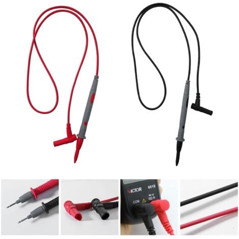 Test Leads Kits for Multimeter Fluke Meter Electrical Alligator Clip ...