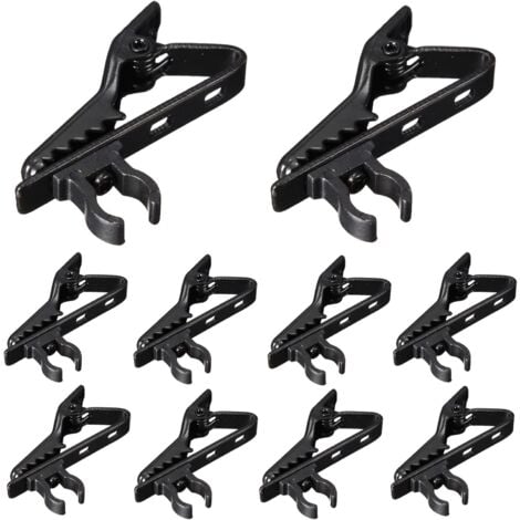 Pince à Cravate Agrafe,Amovible Micro-Cravate pour Microphone,Pince ...