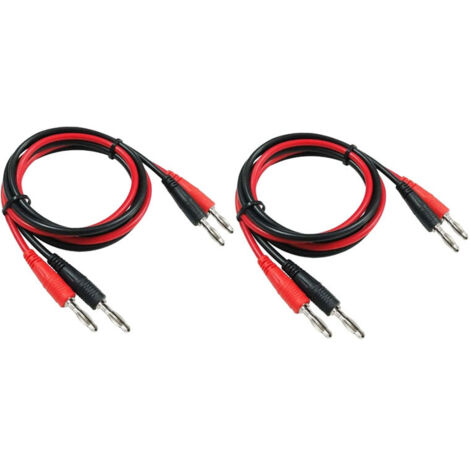 4Pcs P1041 4mm fiche Banane à fiche Banane multimètre cable de Test ...