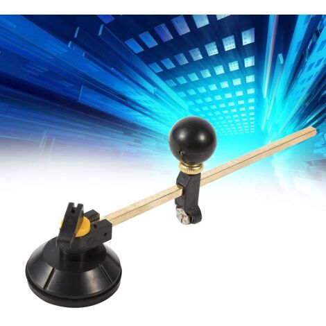 SJLERST Coupe Verre Circulaire,1 PC Compas réglables Diamètre du cercle ...