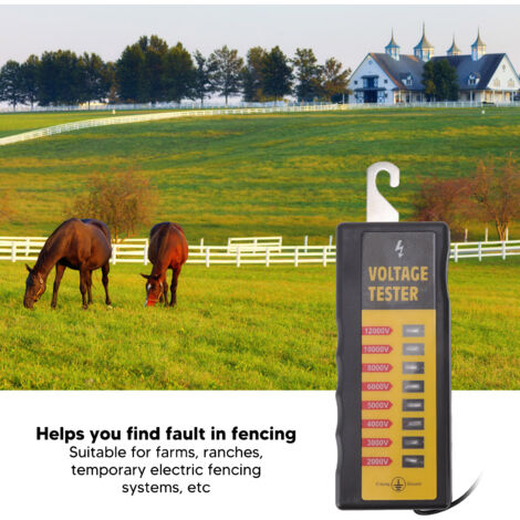 Rubberskin Testeur de tension,testeur cloture electrique 12KV,Testeur ...