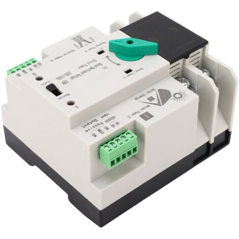 SJLERST Commutateur de transfert automatique à double puissance 2P milliseconde contrôleur de ...