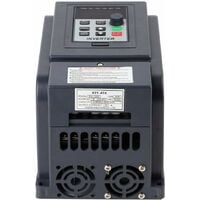 SJLERST Onduleur VFD, convertisseur de fréquence VFD 1,5 kW monophasé 220VAC entrée triphasé ...