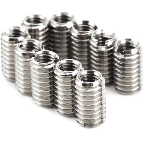 Jeffergarden Insert de réparation de filetage femelle M4x0.7 mâle M6x1.0, écrou réducteur 303 en ...