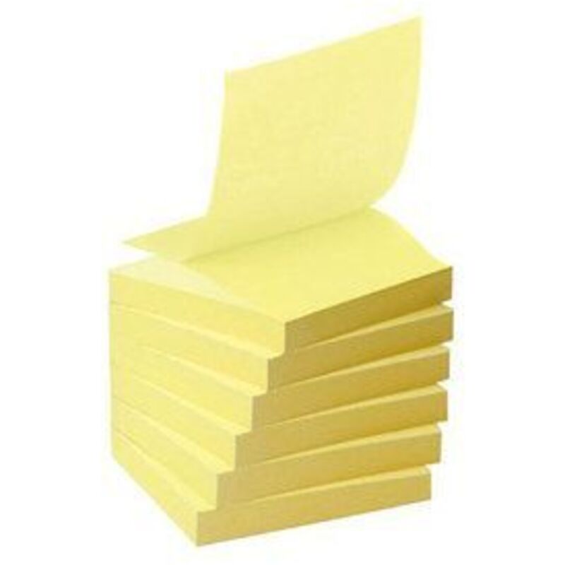 Bloc de notas adhesivas quita y pon post-it 76x76 mm z-notes