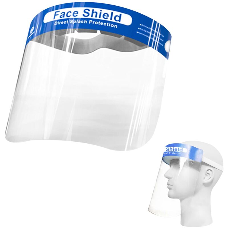 Protector facial con elastico