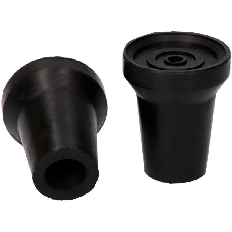 Contera exterior goma para muleta ø17mm negra