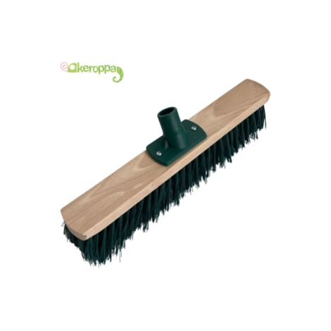 Escoba de madera 60 cm, escoba para todas las superficies, cuerpo de ...