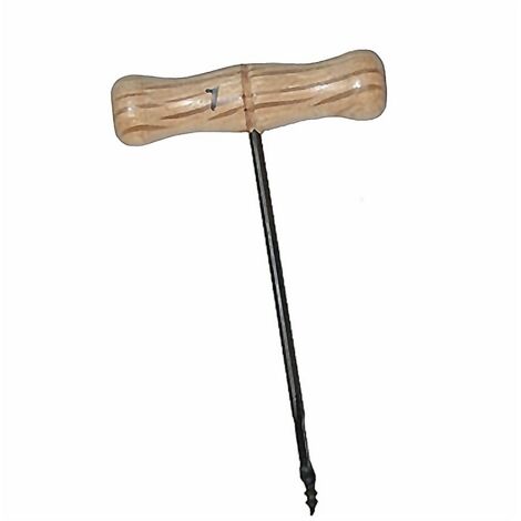 Barrena 1 mango madera 901-1