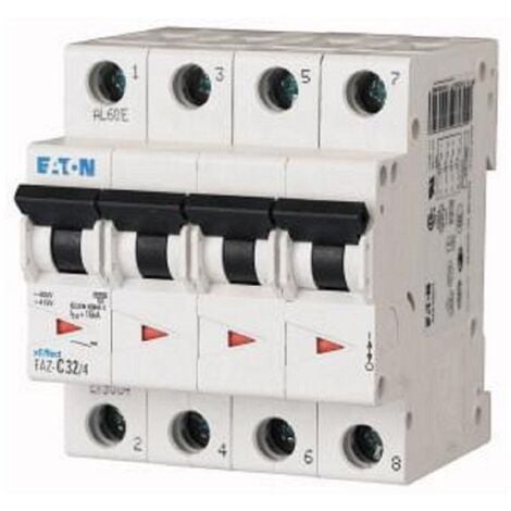 Eaton 279064 interruttore magnetotermico curva C 4 poli 32A P.I. 10KA