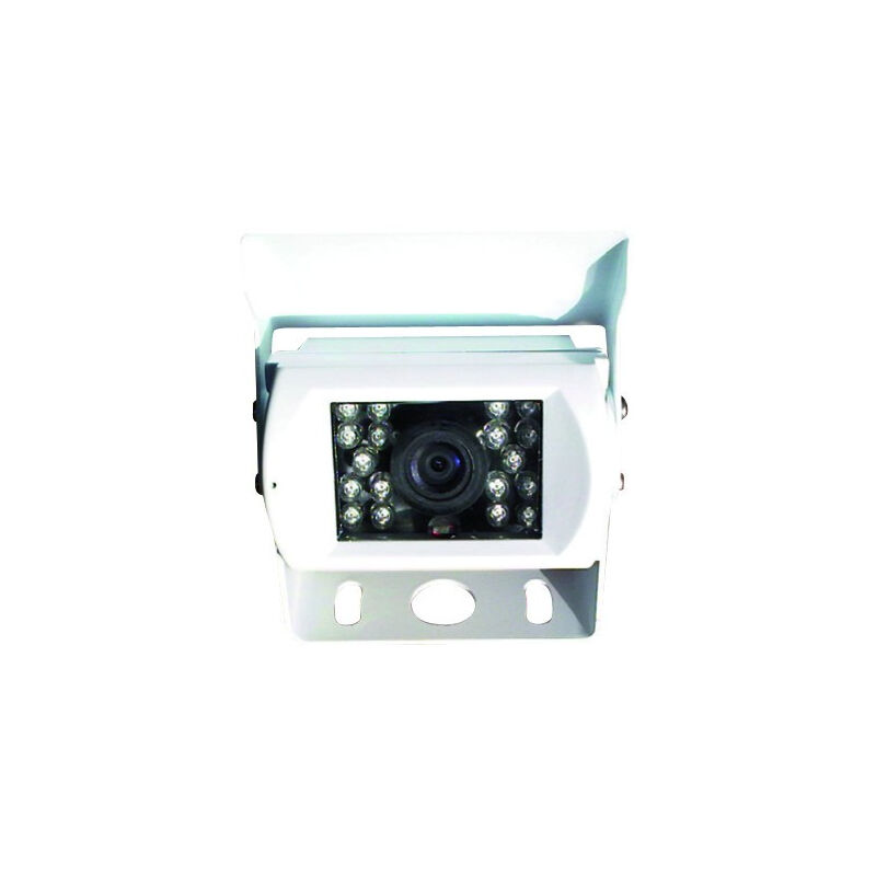 Caméra de surveillance inox blanche HD 1080p – Capteur CCD – Angle de ...