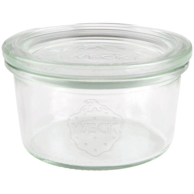 Set 6 bocaux coniques droits 165 ml - WECK