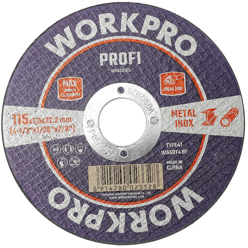 Disque à Tronçonner En Acier Inoxydable, Métal, Profi, ø115 X 1,6 X 22,2 Mm