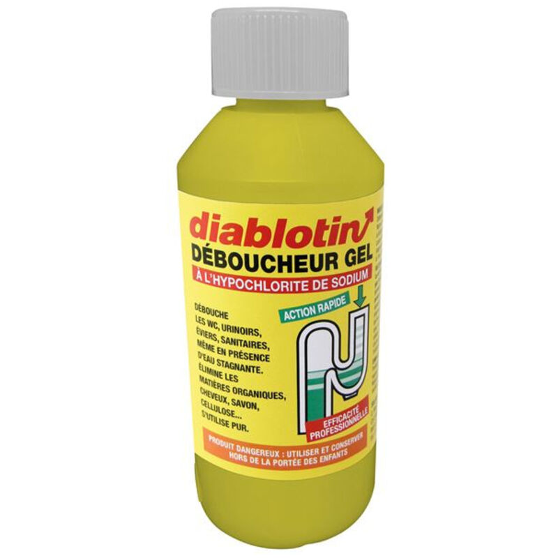 Diablotin Déboucheur Gel 250ml Lot De 4 - Diablotin